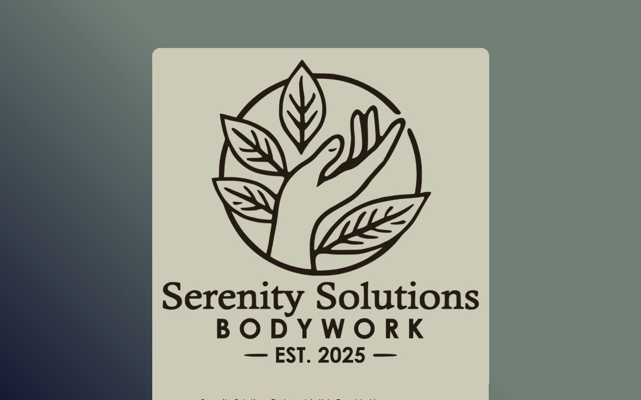 Serenity Solutions Bodywork